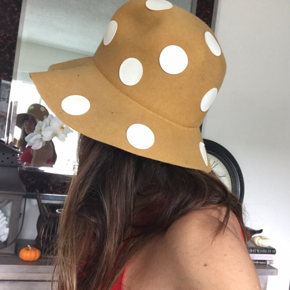 Accessories | Super Cute 197s Vintage Floppy Polka Dot Hat | Poshmark
